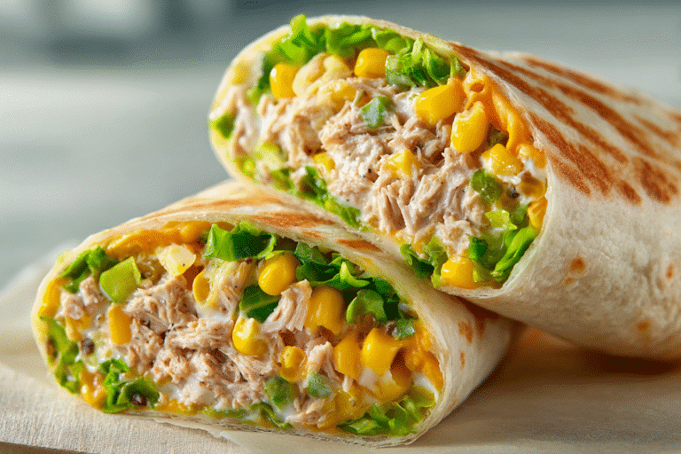 Tuna Melt Wrap Recipe | Quick, creamy & perfect for work lunches ...